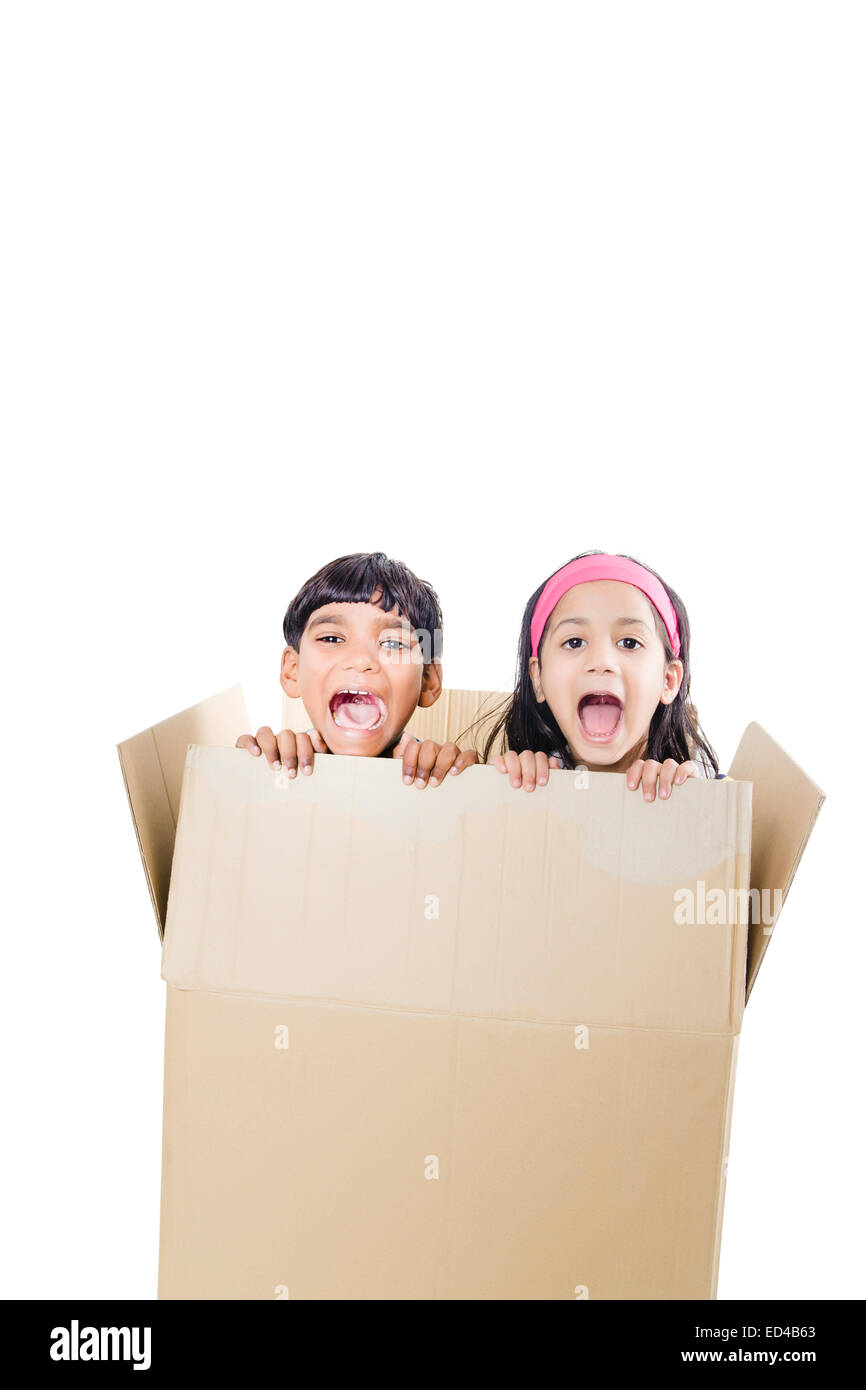 2 indian children Mischief Stock Photo - Alamy