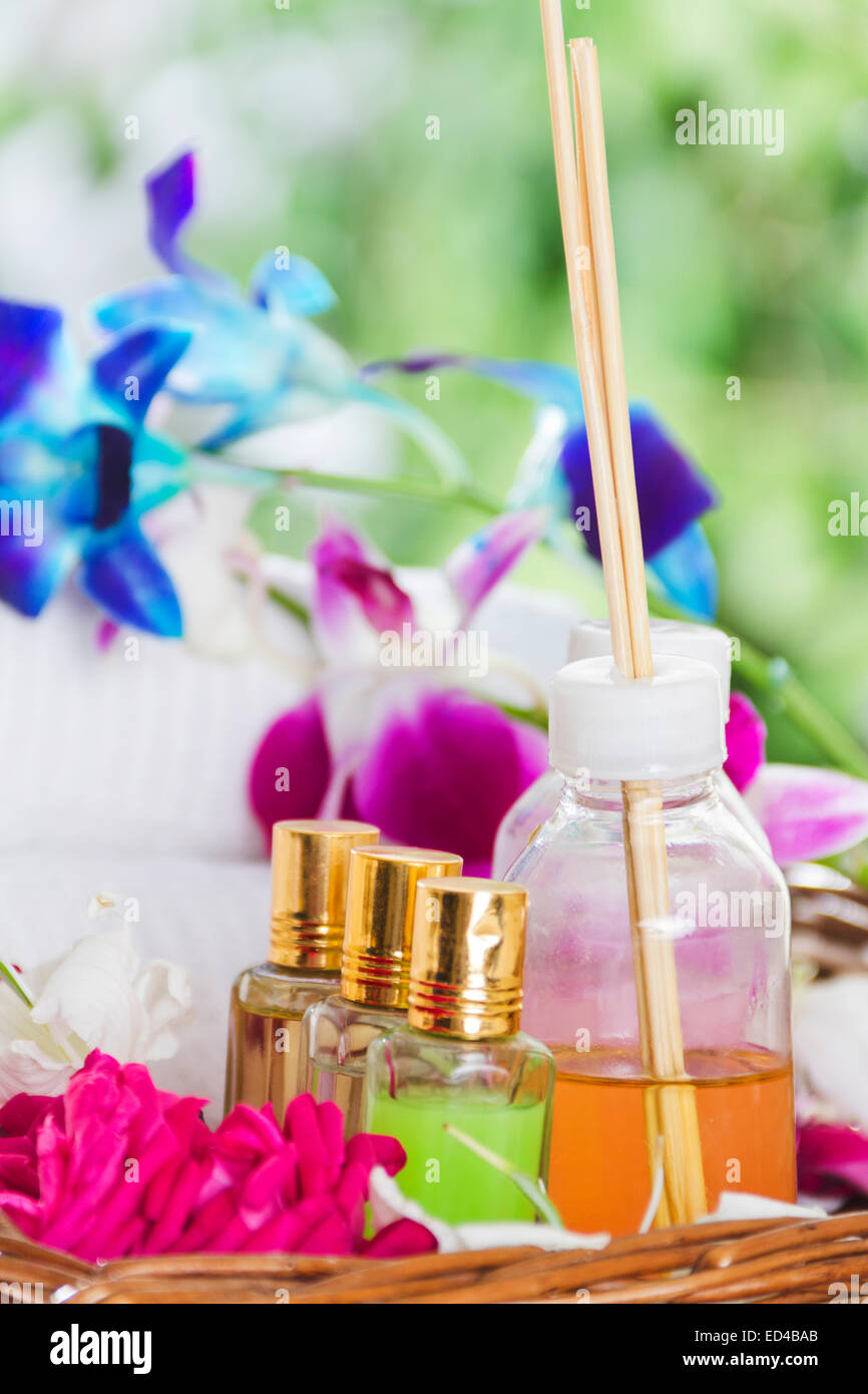 Spa massage tray treatment hi-res stock photography and images - Alamy