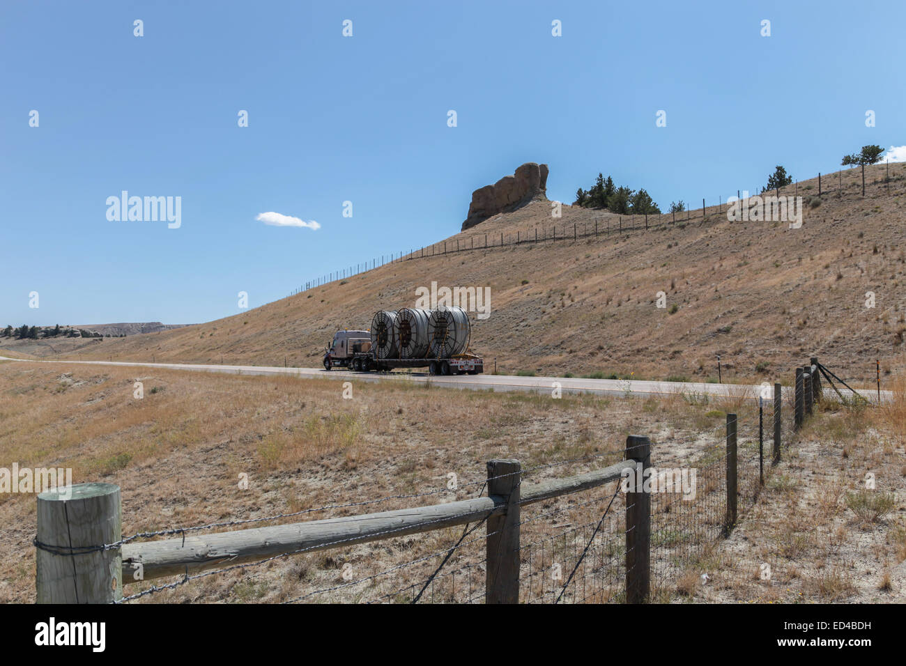 Polyethylene pipe truck hi-res stock photography and images - Alamy