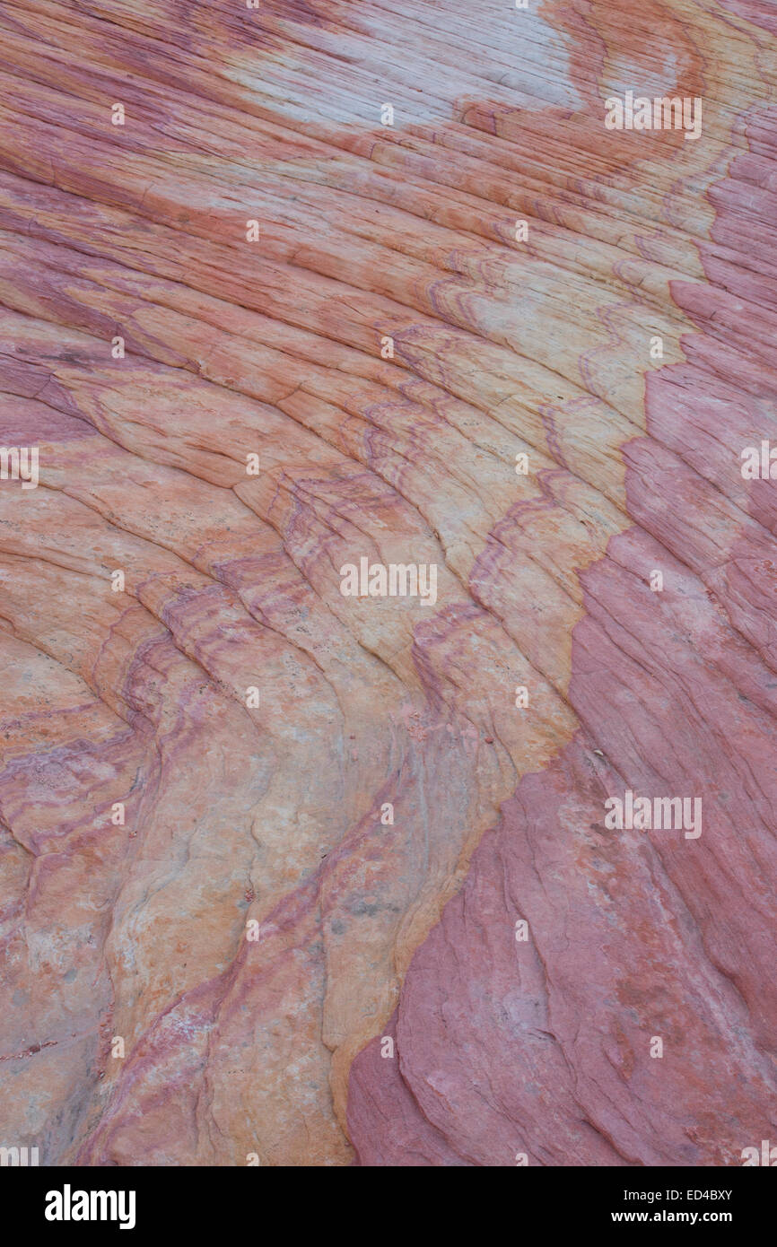 Colorful sandstone in Valley of Fire State Park, near Las Vegas, Nevada ...