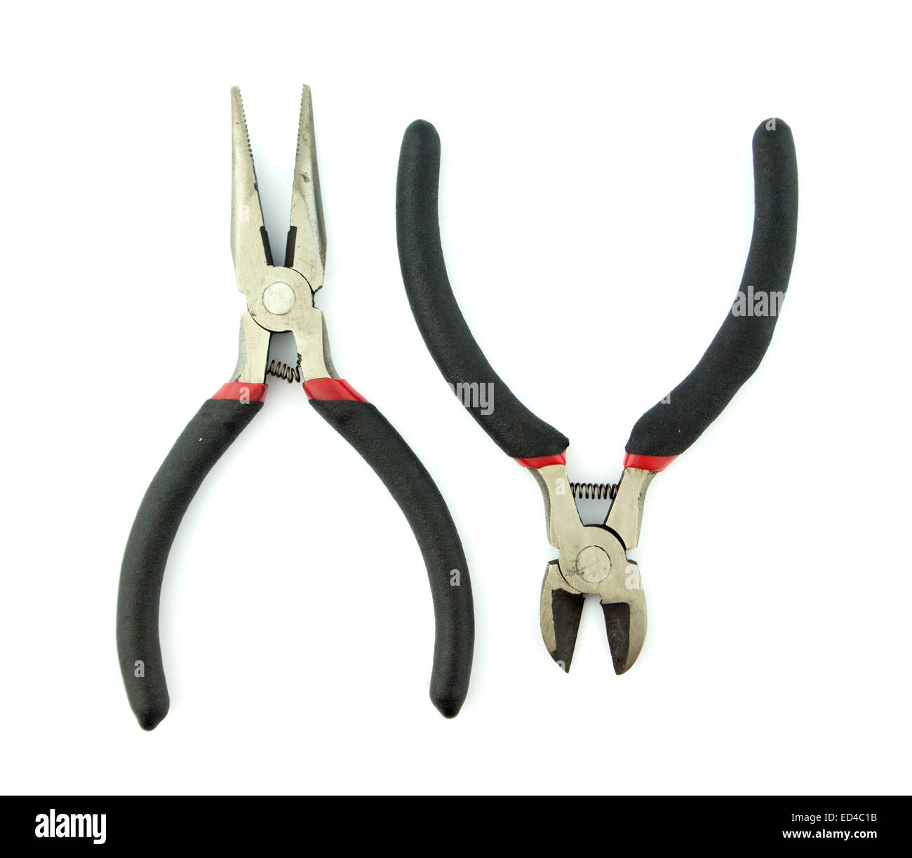 Pliers, nippers isolated on white Stock Photo - Alamy