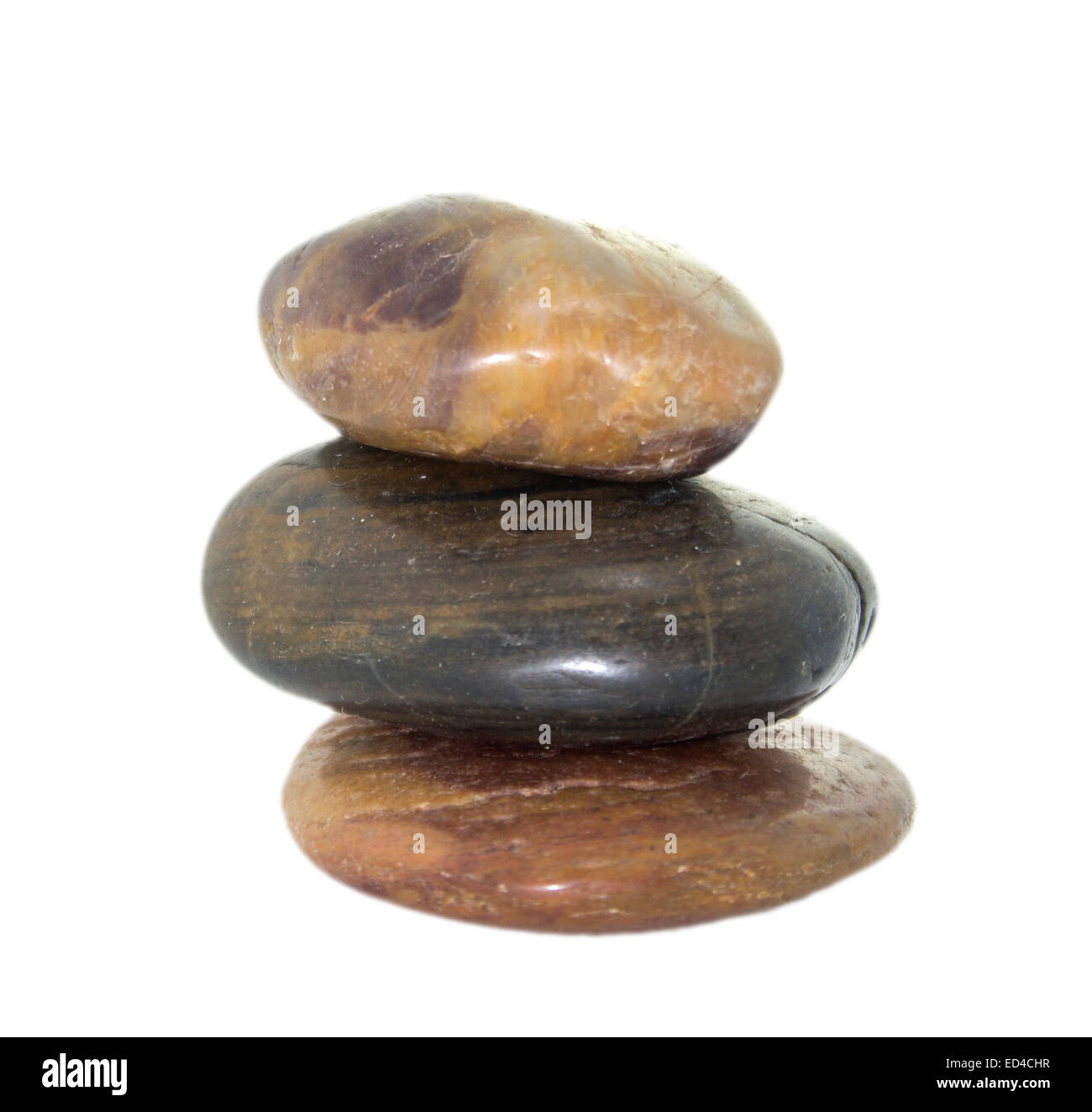 pile of stones isolated on white background Stock Photo - Alamy