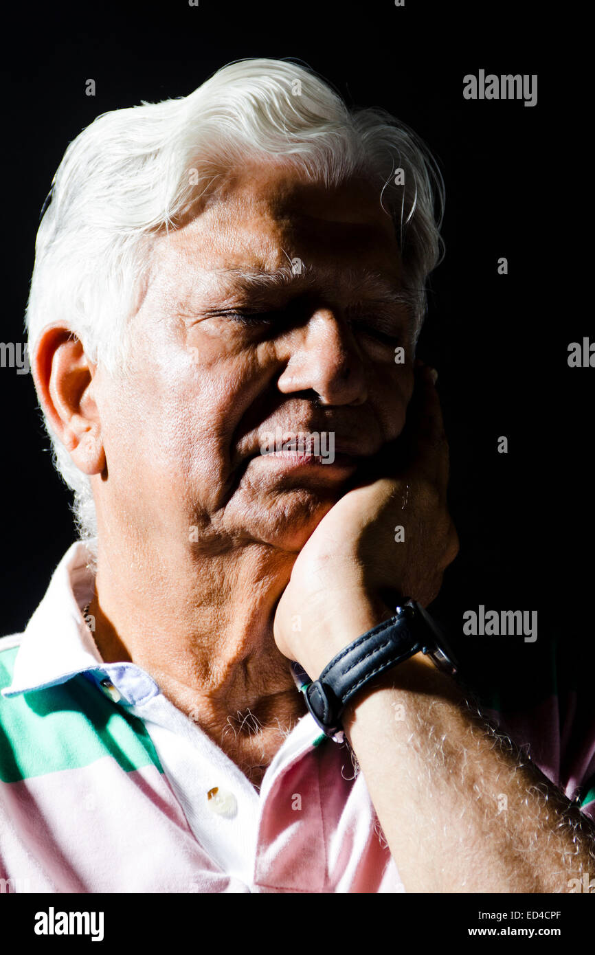 Old man trouble sleep hi-res stock photography and images - Alamy