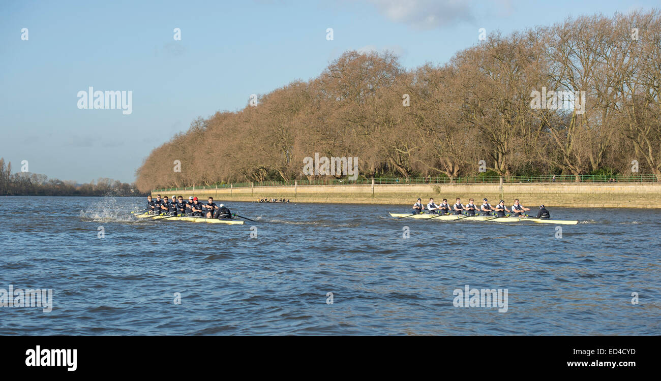 10.12.2014. Oxford University Boat Club - Men's Trial VIIIs. Location ...