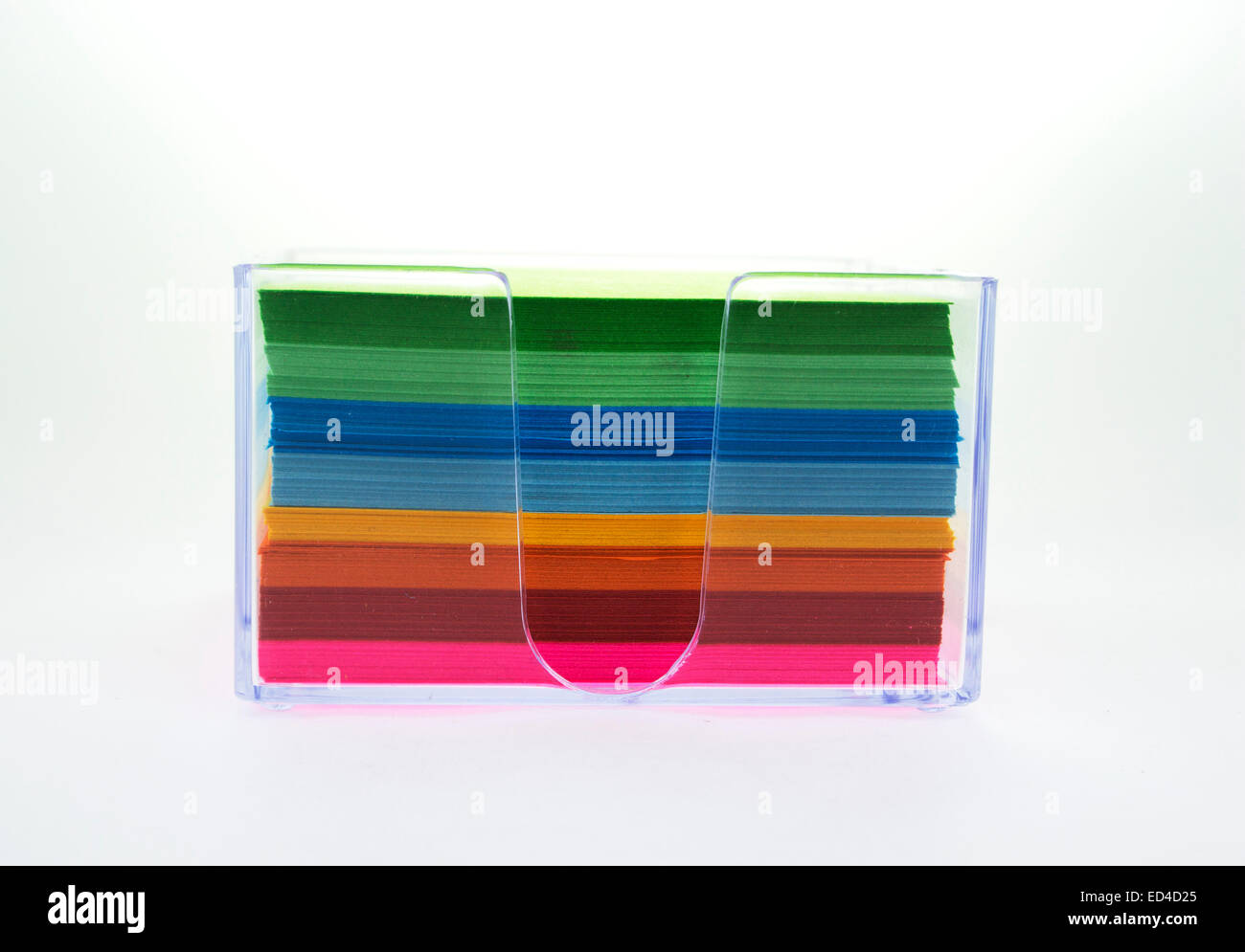 Colourful Paper isolated on white Stock Photo - Alamy