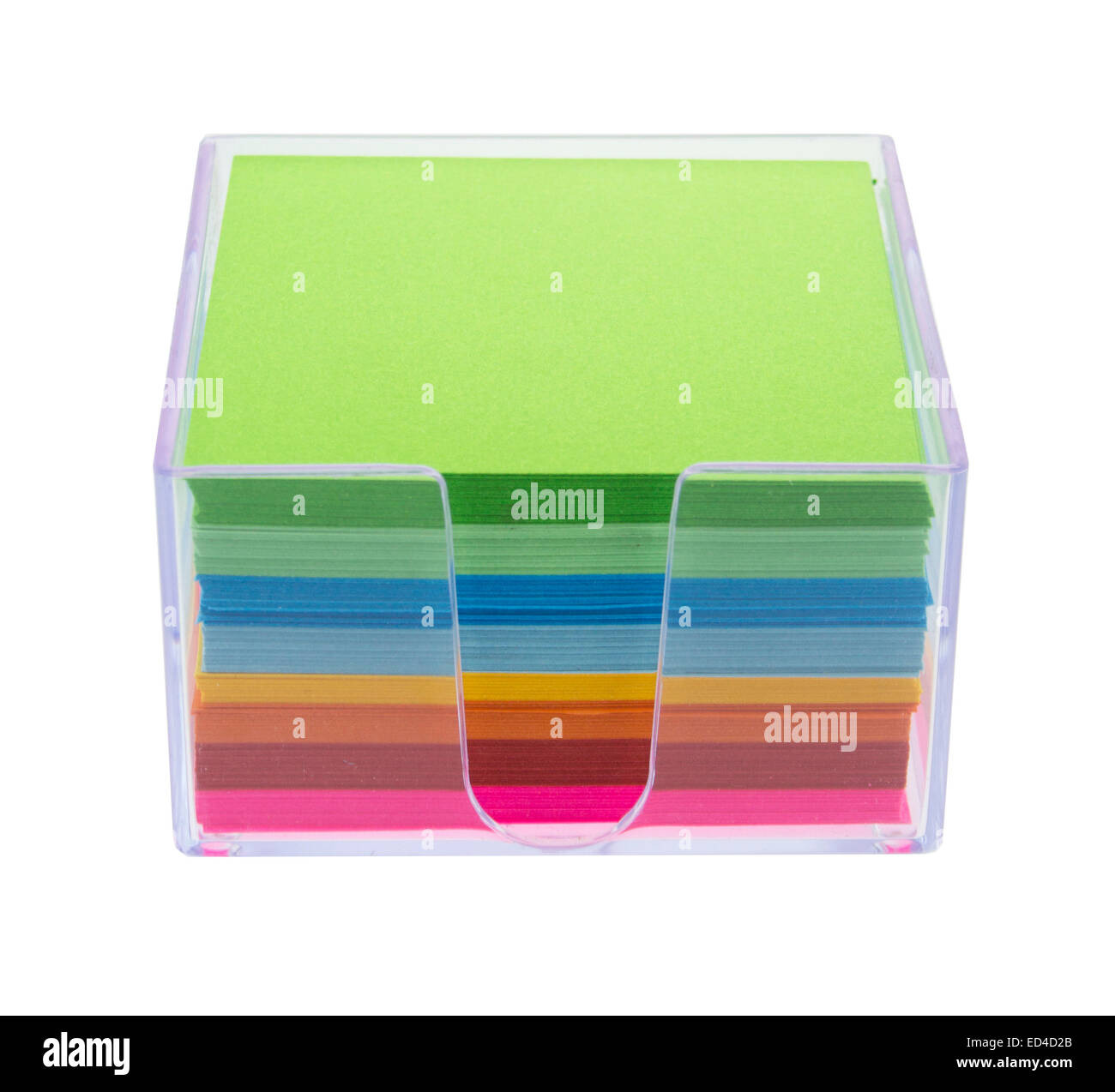 Colourful Paper isolated on white Stock Photo - Alamy