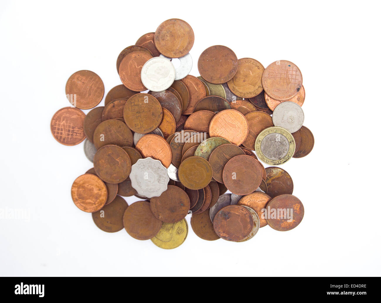 Many ancient bronze coins hi-res stock photography and images - Alamy