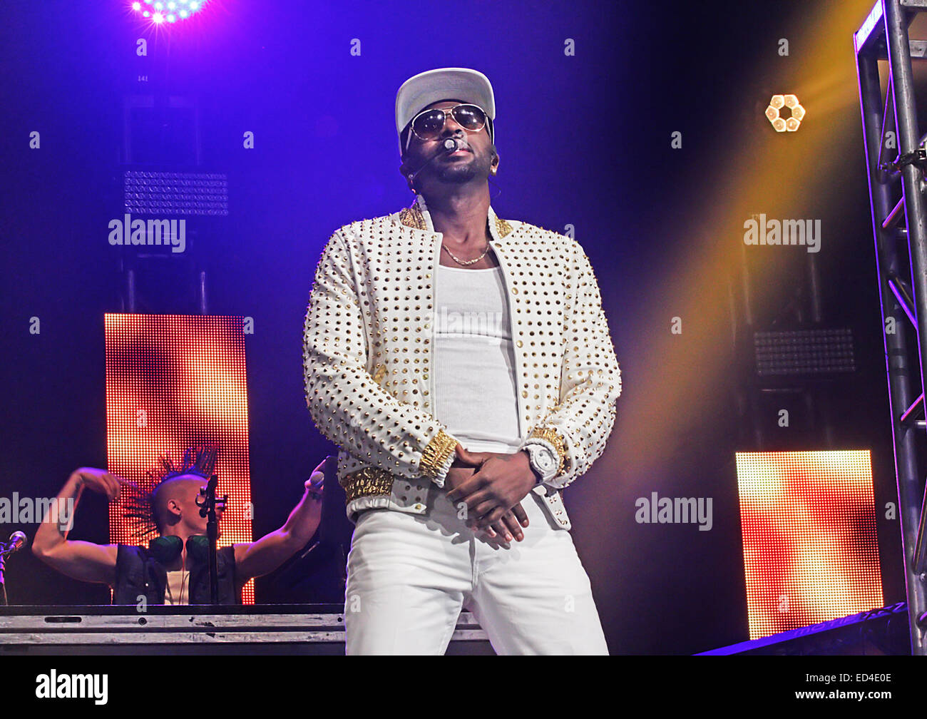 Jason Derulo performing live on stage at Liverpool Echo Arena Featuring ...