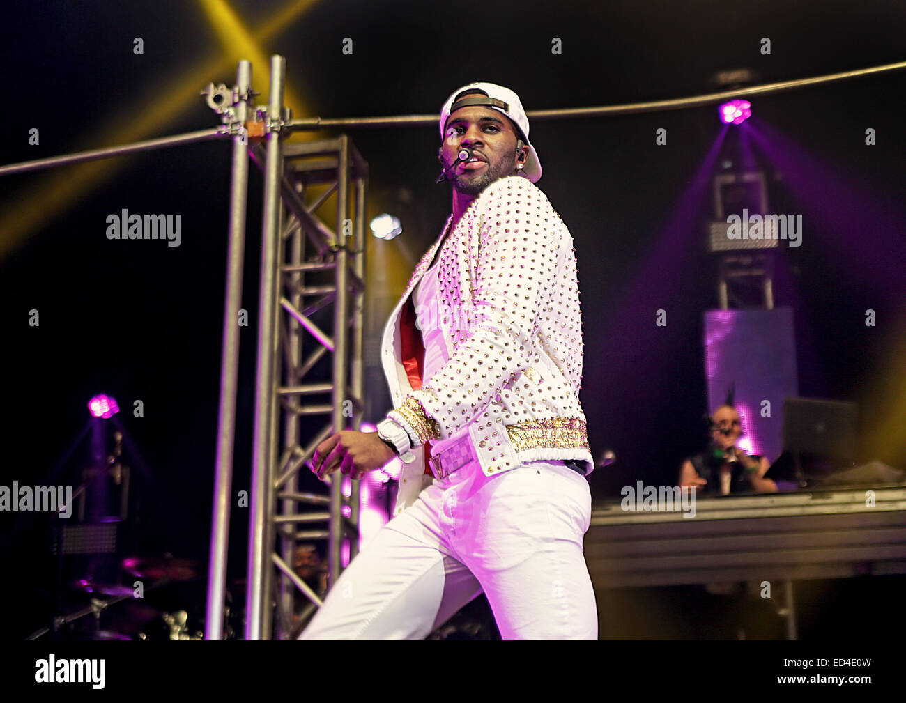 Jason Derulo performing live on stage at Liverpool Echo Arena Featuring ...