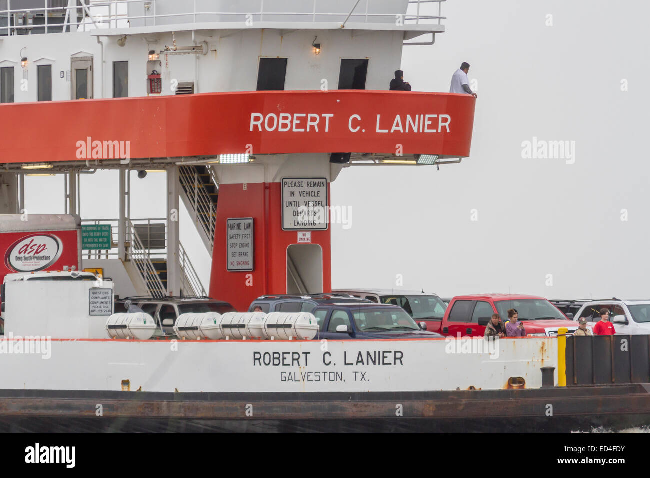 Robert c lanier galveston bolivar ferry boat hi-res stock photography and images - Alamy