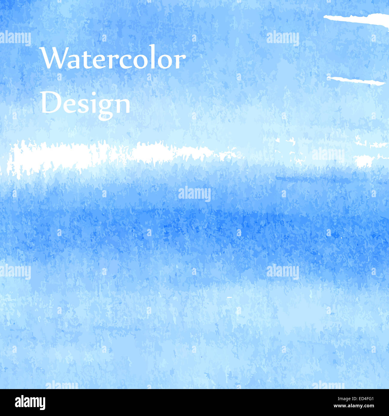 Blue river watercolor design for web background. Illustration Stock ...