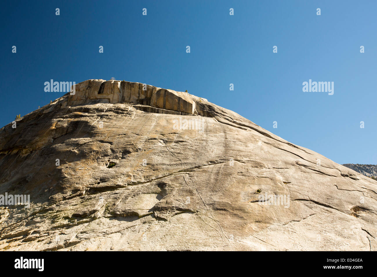 A granite dome in Yosemite National Park, California, USA Stock Photo ...