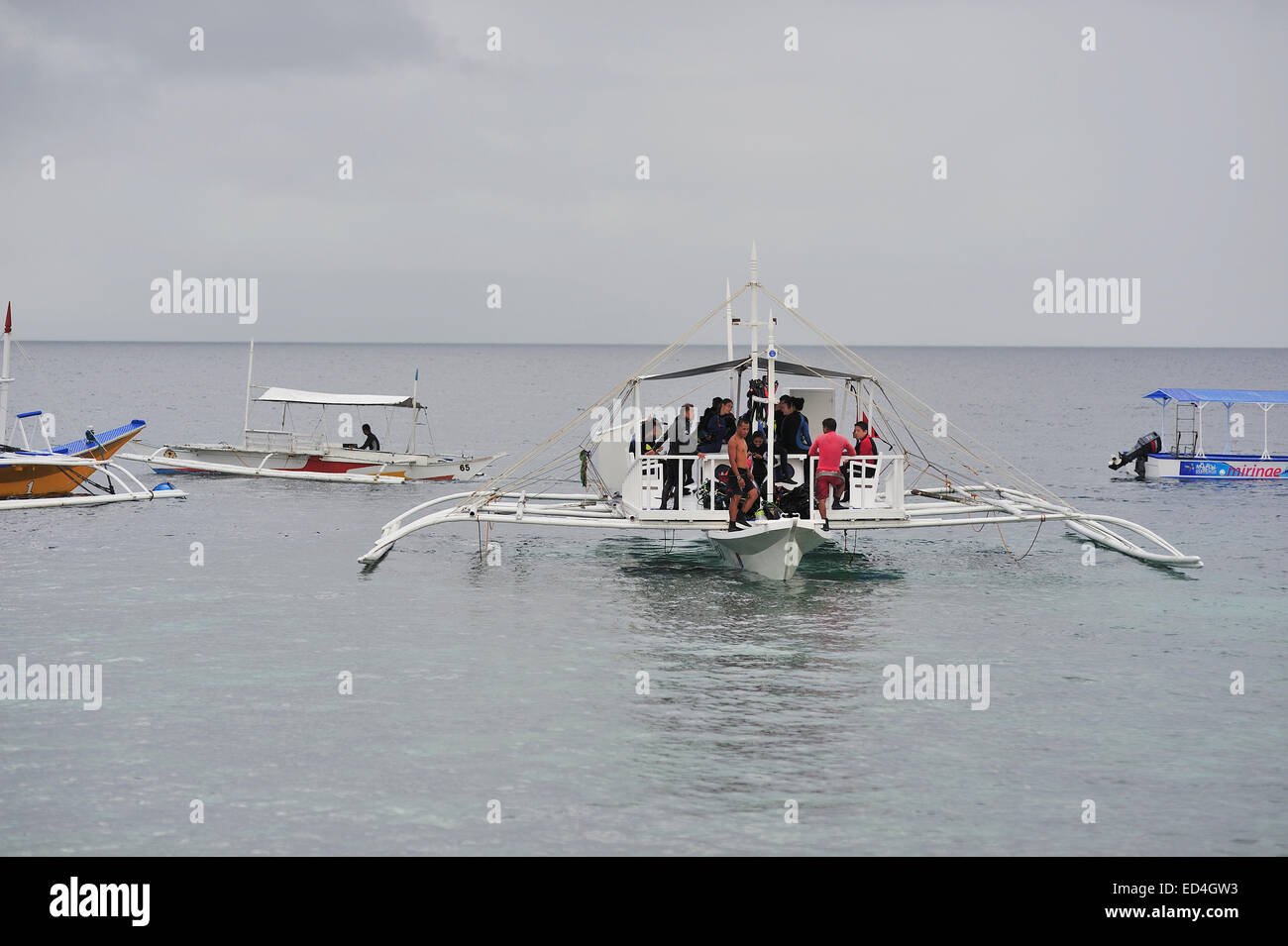 Moalboal Scuba Diving trips from Panagsama Beach Resort Philippines ...