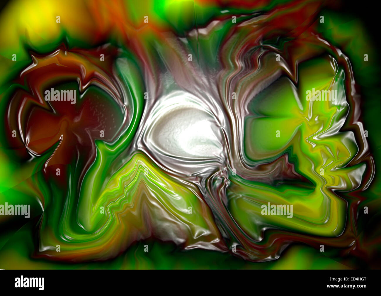 Colorful crumpled plastic forms Stock Photo - Alamy