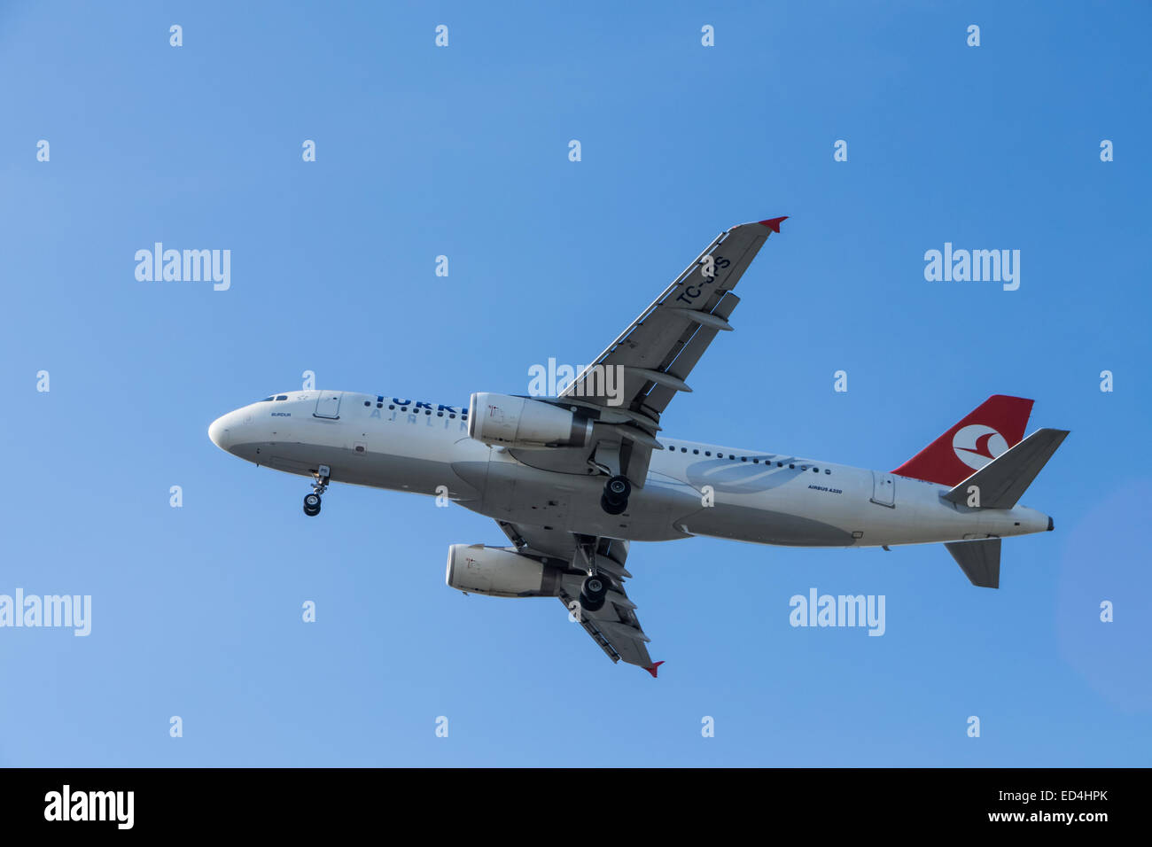 turkisch airlines airplane (only editorial use Stock Photo - Alamy