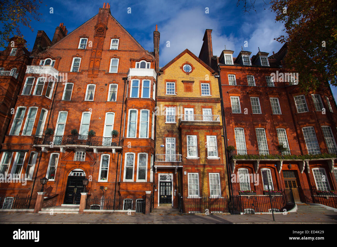 London November 17,2011:The Chelsea district - it is an affluent area ...