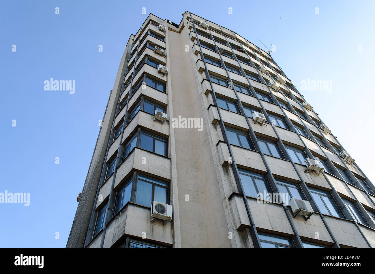Large and modern office building old architecture Stock Photo - Alamy