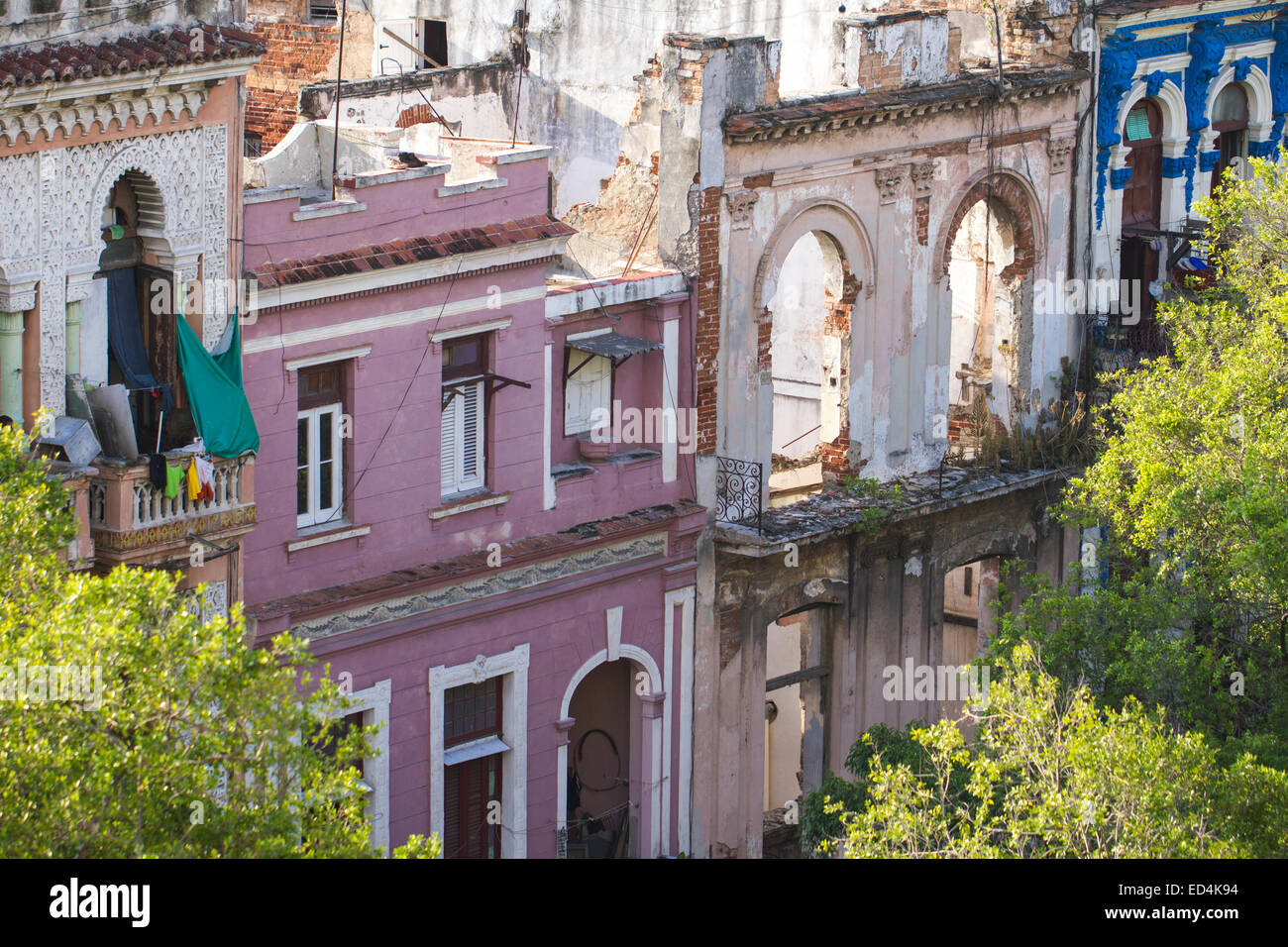 Havana Cuba Reconstruction Stock Photo - Alamy
