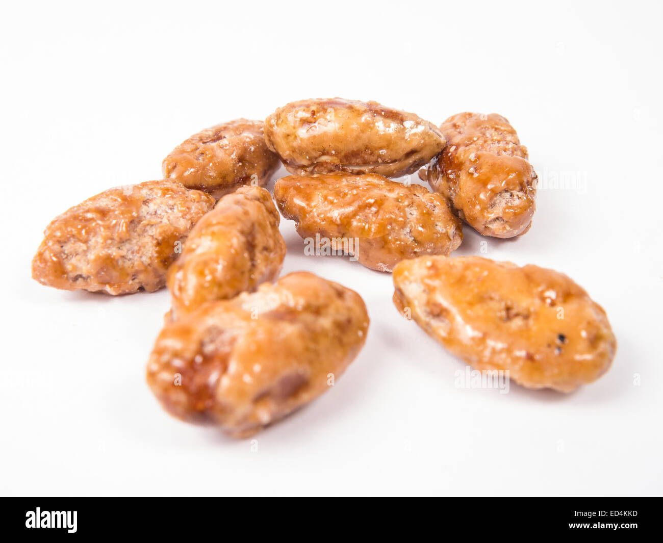 sugared almonds on white background (isolated Stock Photo - Alamy