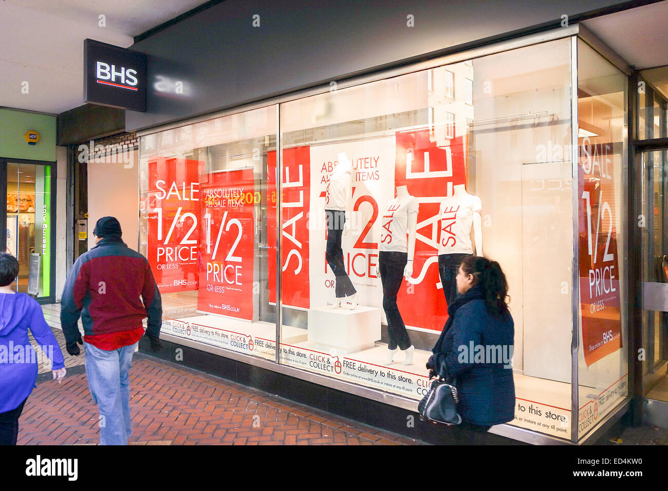 Birmingham high street shop hi-res stock photography and images - Alamy