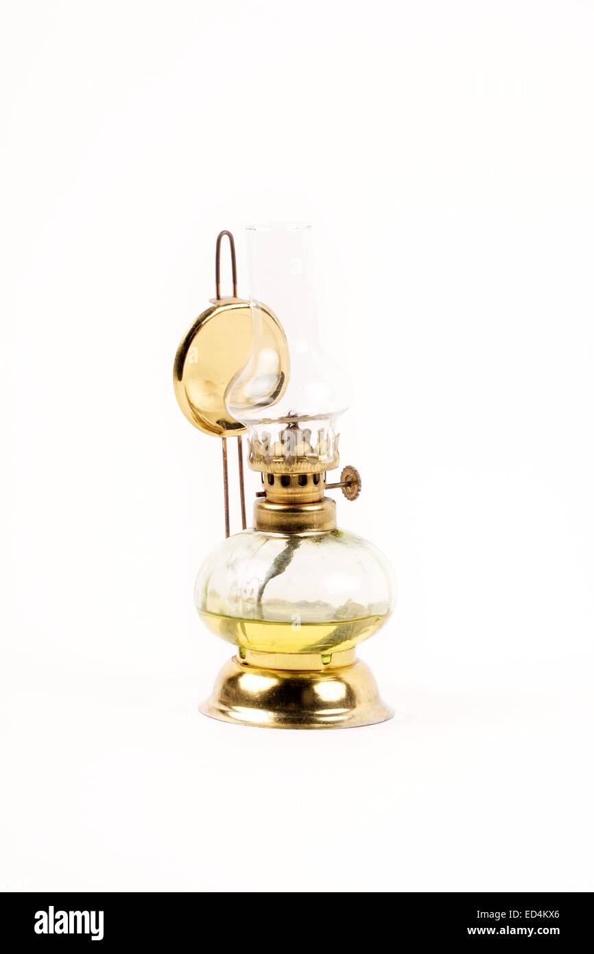 Glass oil lamp Cut Out Stock Images & Pictures - Alamy