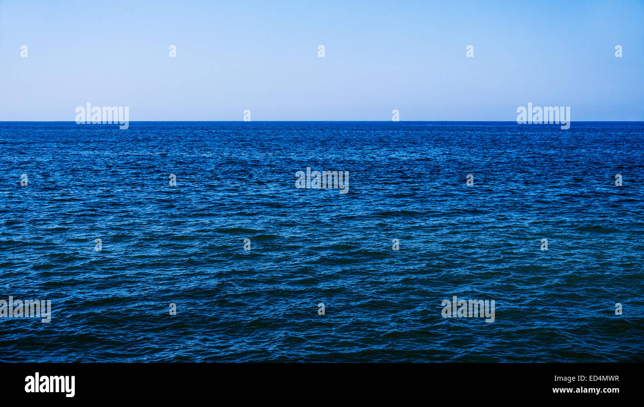 Dark Blue Ocean At Night