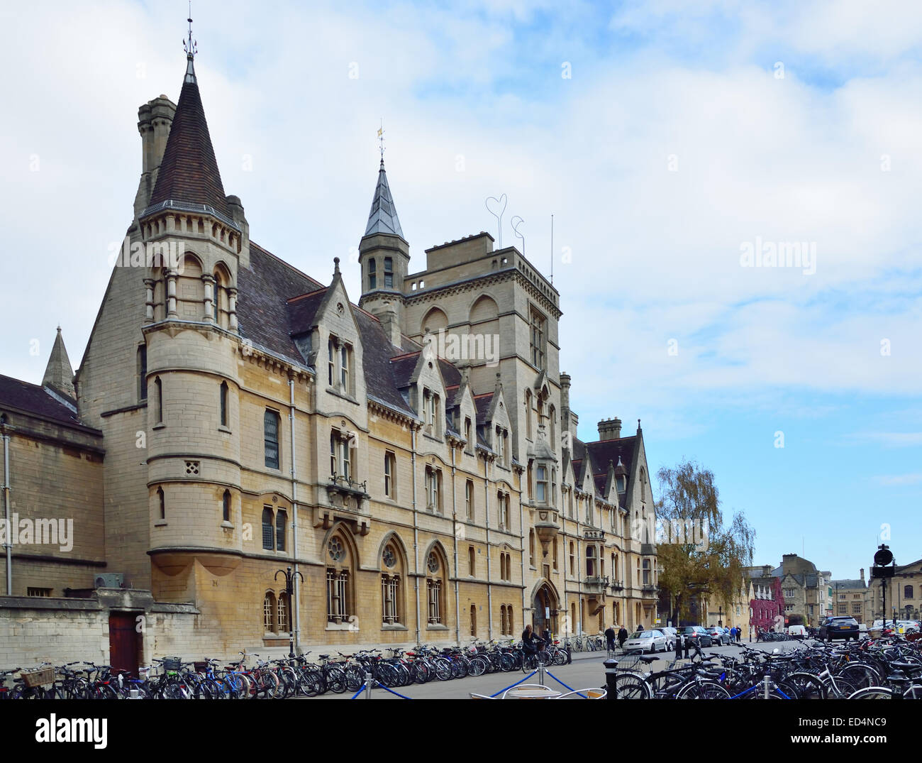 Campus of Oxford University, Balliol College Stock Photo - Alamy
