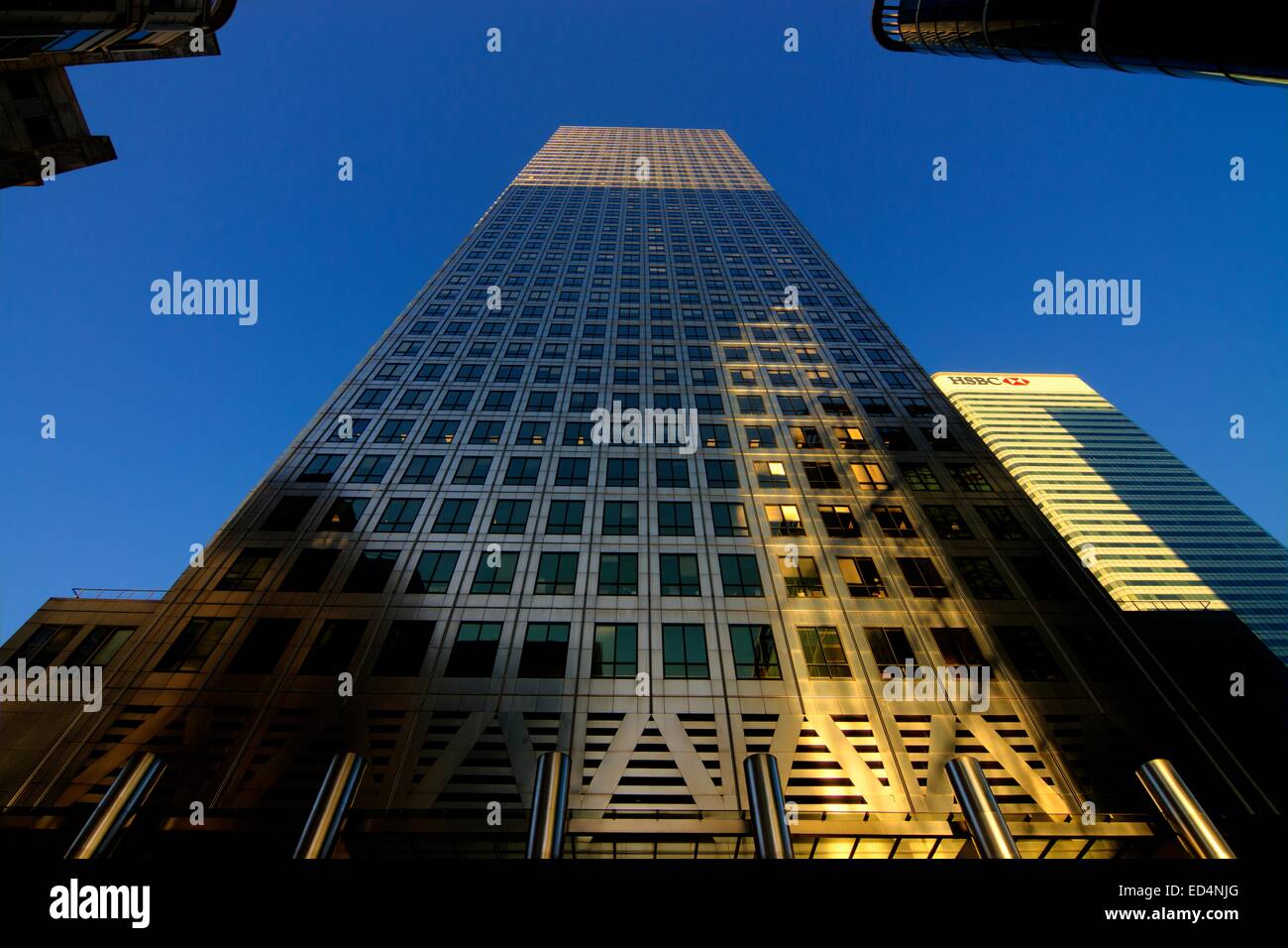 1 Canada Square, Canary Wharf London Stock Photo - Alamy