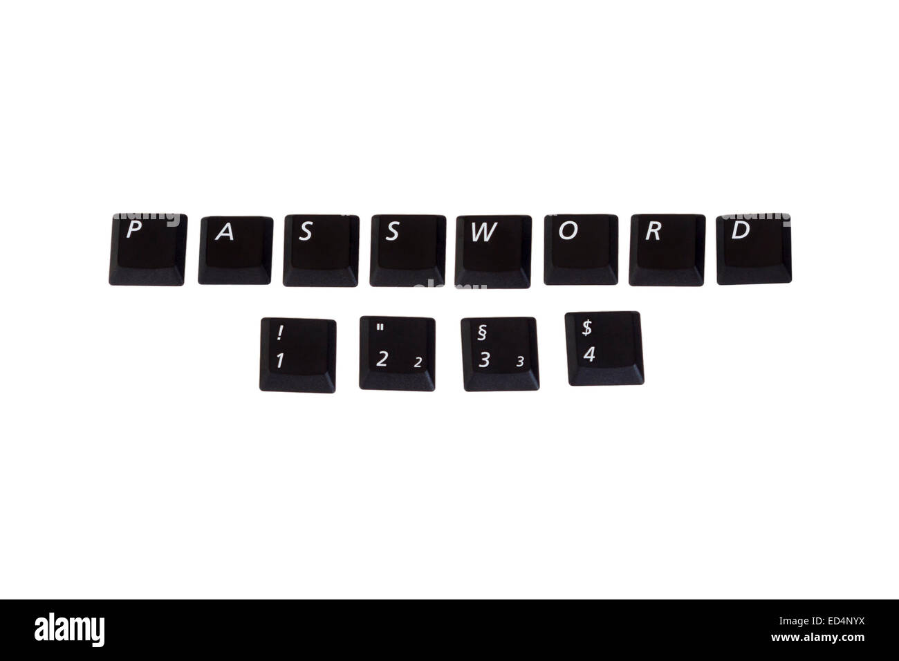 Computer password Cut Out Stock Images & Pictures - Alamy