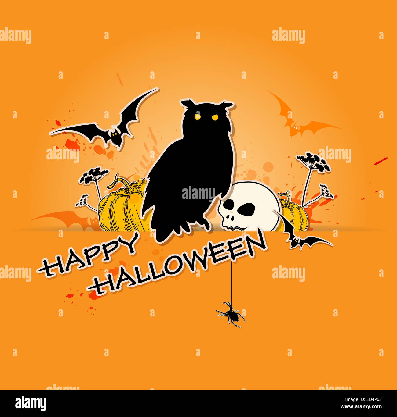 Abstract Sugar Skull Owl