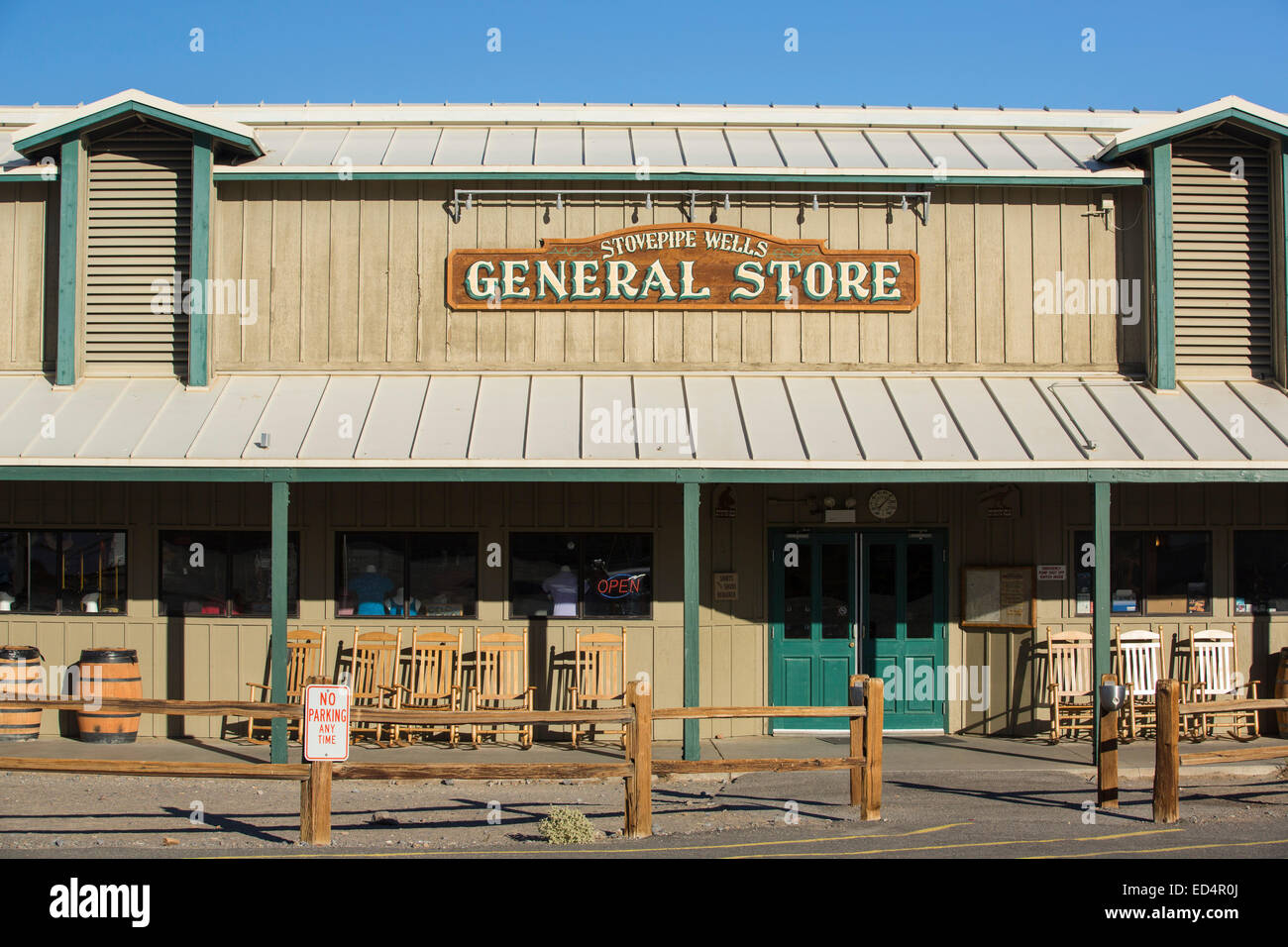 The general store in stovepipe Wells, Death Valley which is the lowest ...