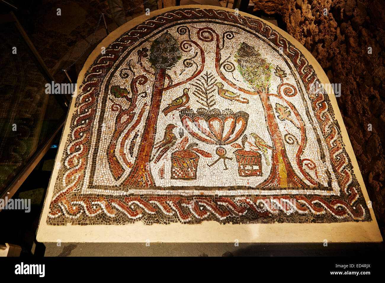 2nd/3rd Century (?) Roman Mosaic in the Basilica of St. Sophia, Sofia ...
