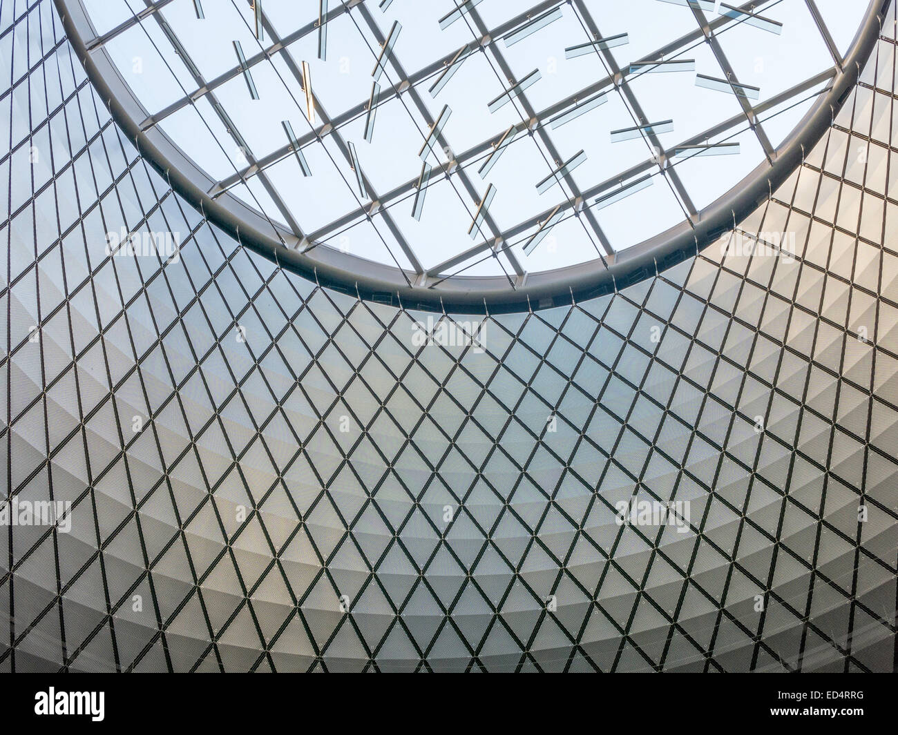 The Fulton Center Subway Station in Lower Manhattan, NYC, USA Stock ...