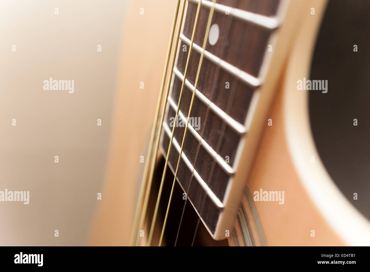 Acoustic guitar close-up Stock Photo - Alamy