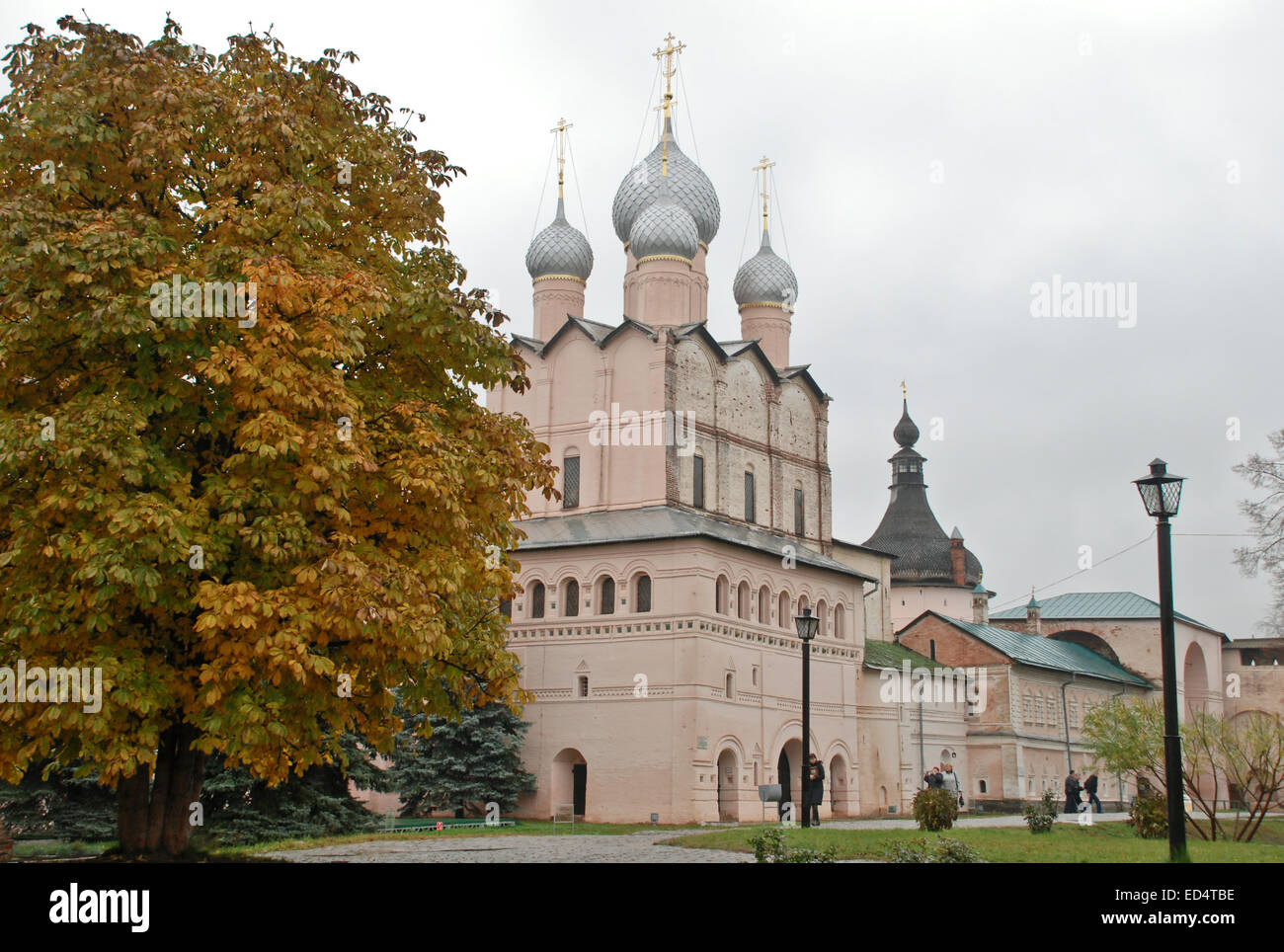 The architecture of ancient Russian cities. The Rostov Kremlin in the ...