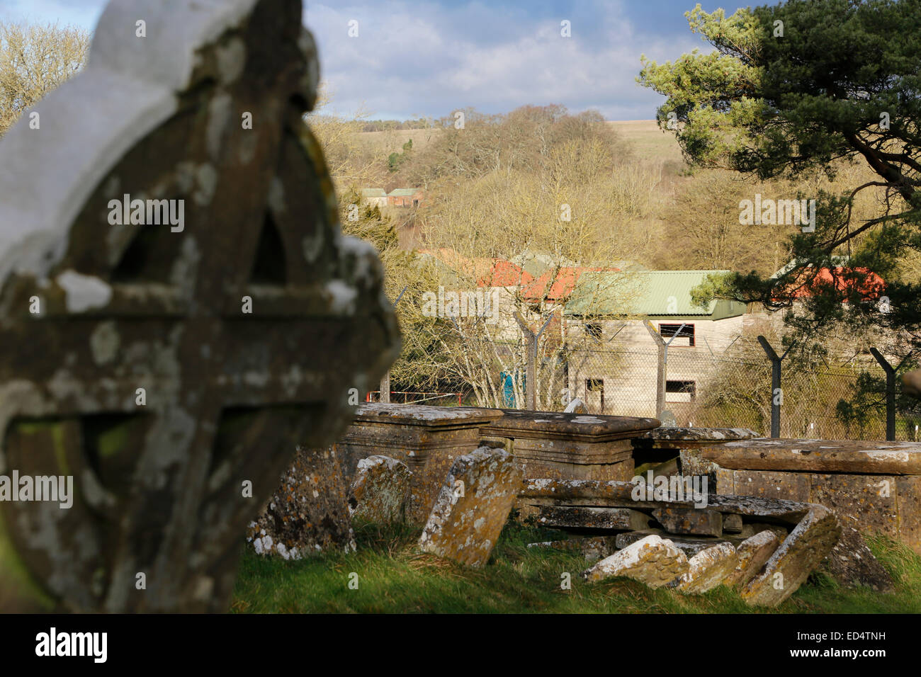 Abandoned village imber on salisbury plain hi-res stock photography and ...