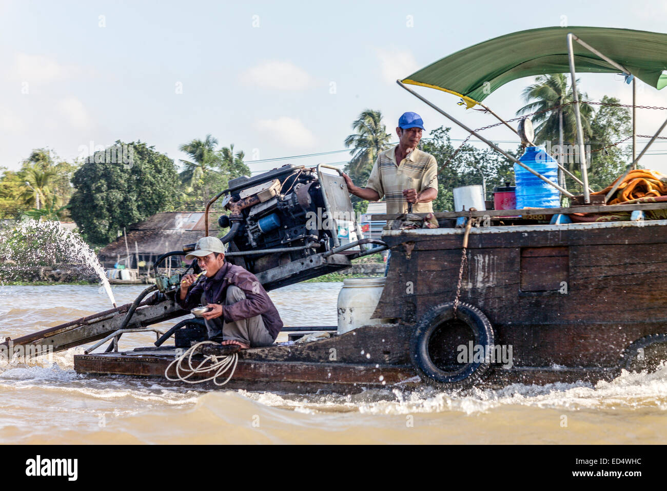 Mekong boat teeth hi-res stock photography and images - Alamy