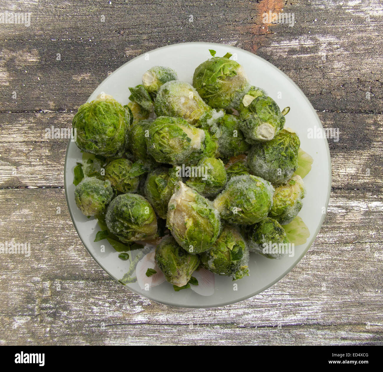 The Brussels sprouts cabbage, fresh bio eat Stock Photo - Alamy