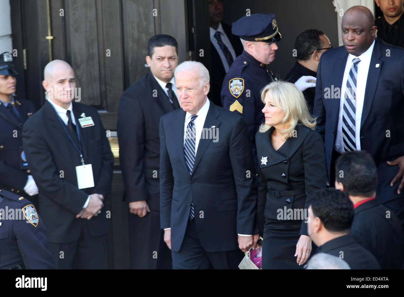 New York, New York, USA. 27th Dec, 2014. Funeral for Police Officer ...