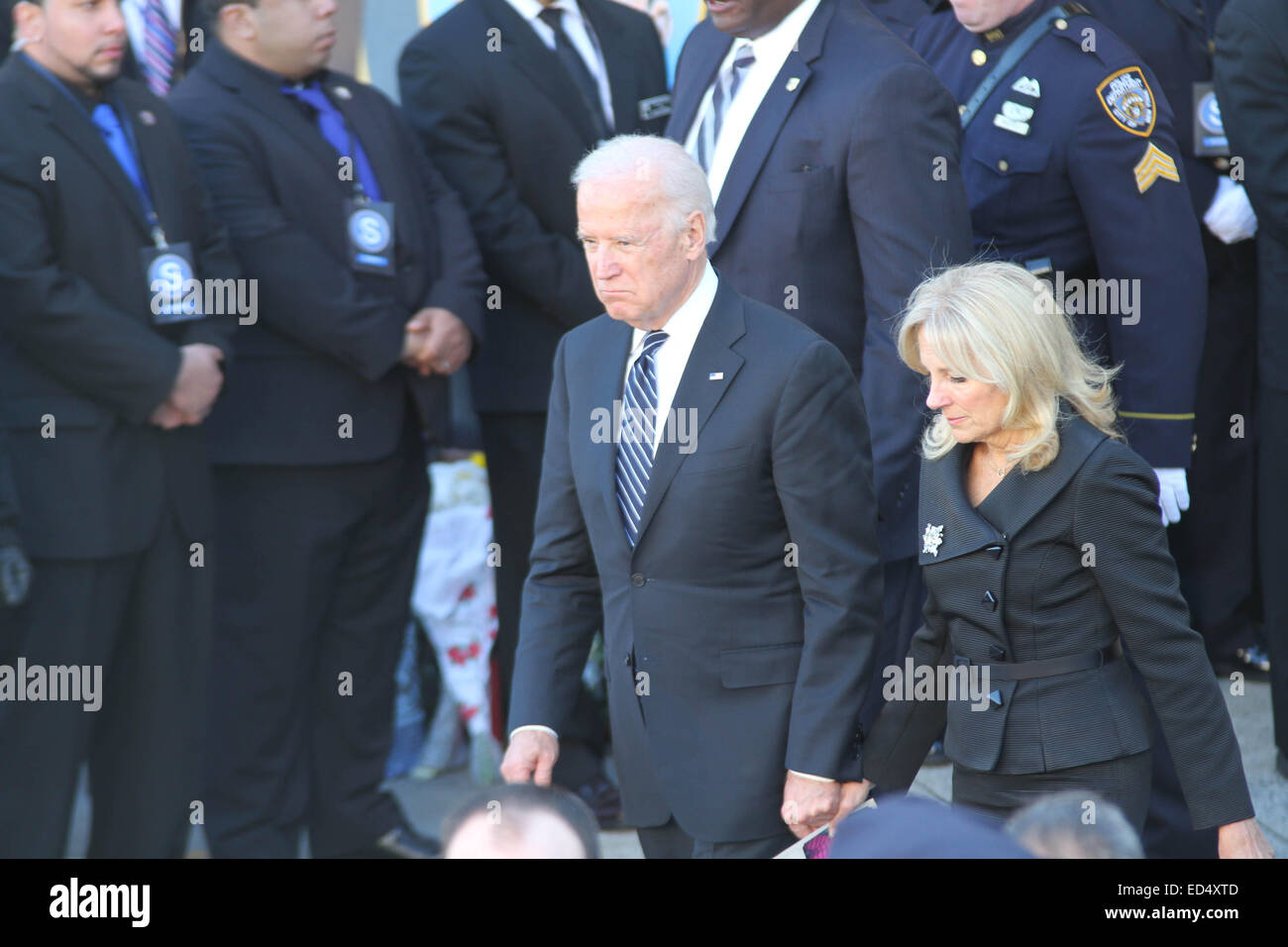 New York, New York, USA. 27th Dec, 2014. Funeral for Police Officer ...