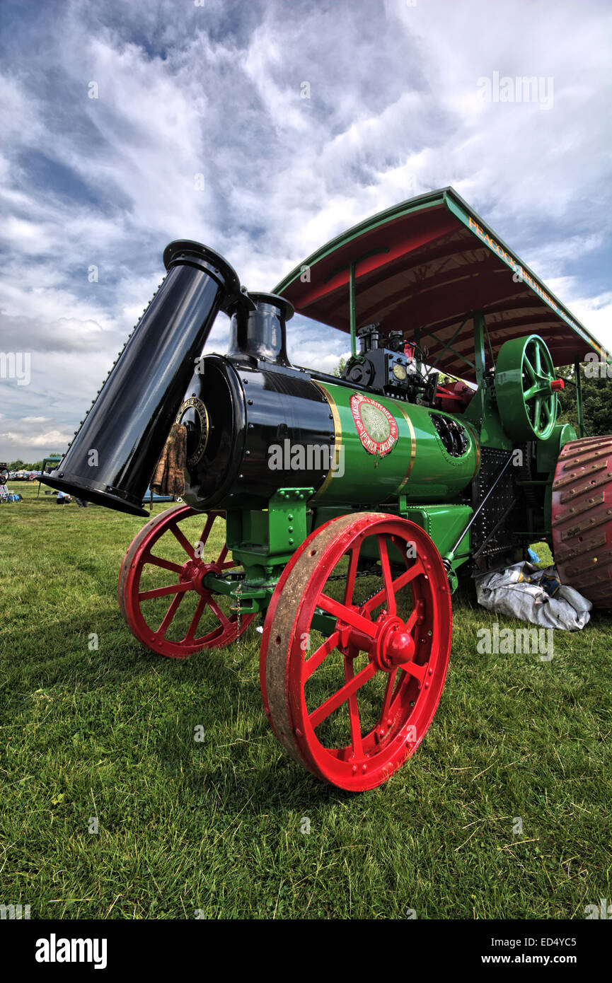 Traction Engine at Pickering Steam Rally in North Yorkshire Stock Photo ...