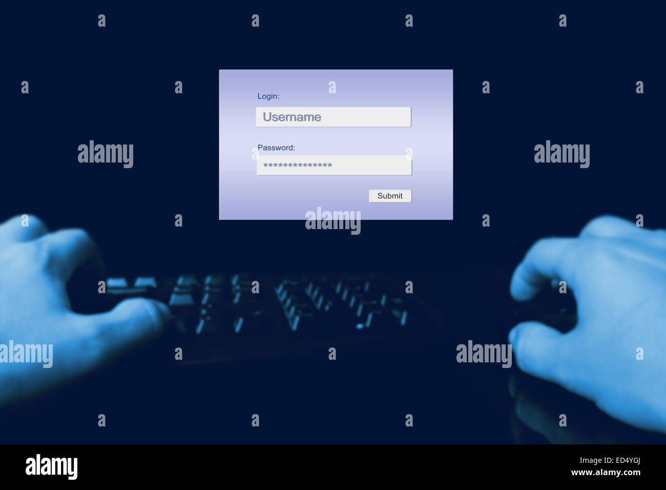 Hacker hand hi-res stock photography and images - Alamy