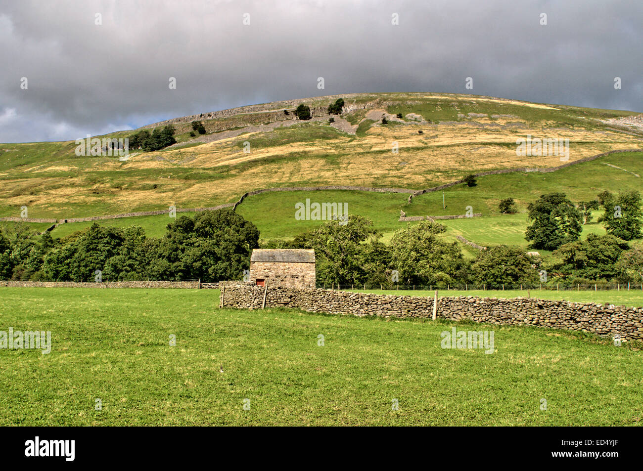 The views from Gunnerside in Swaledale, in the Yorkshire Dales National ...