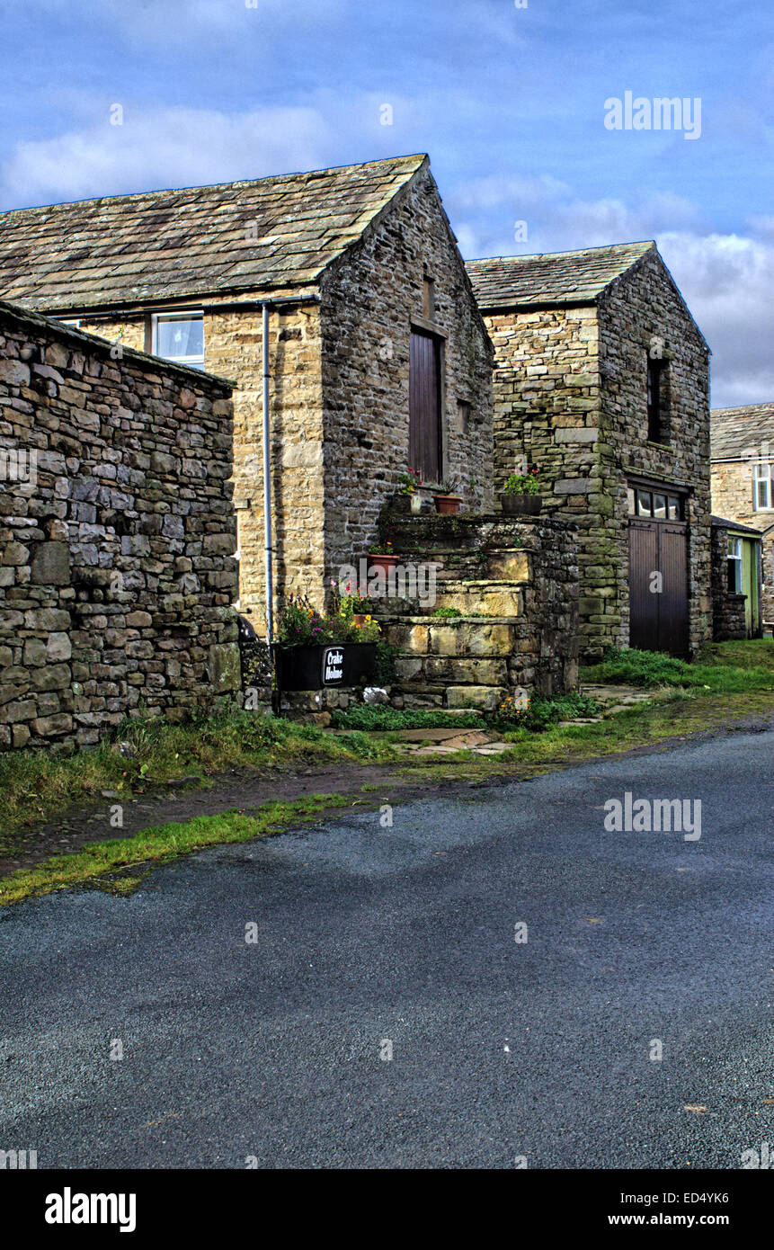 Muker in Swaledale in the Yorkshire Dales National Park, North ...