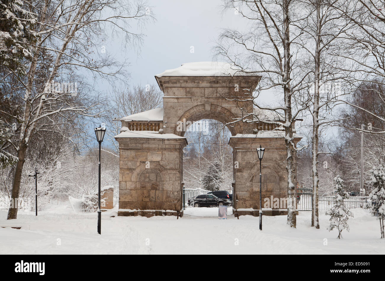 Birch gate hi-res stock photography and images - Alamy