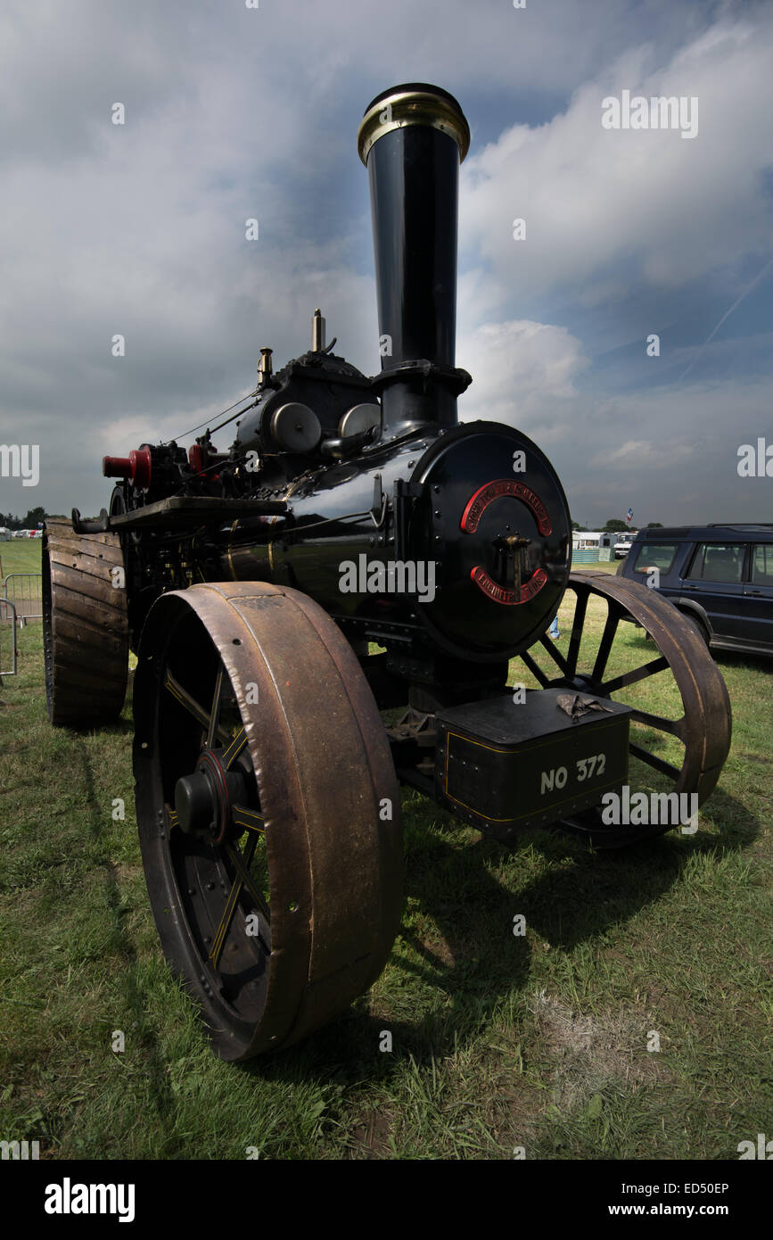 A steam traction engine as seen at Pickering Steam Rally, North ...