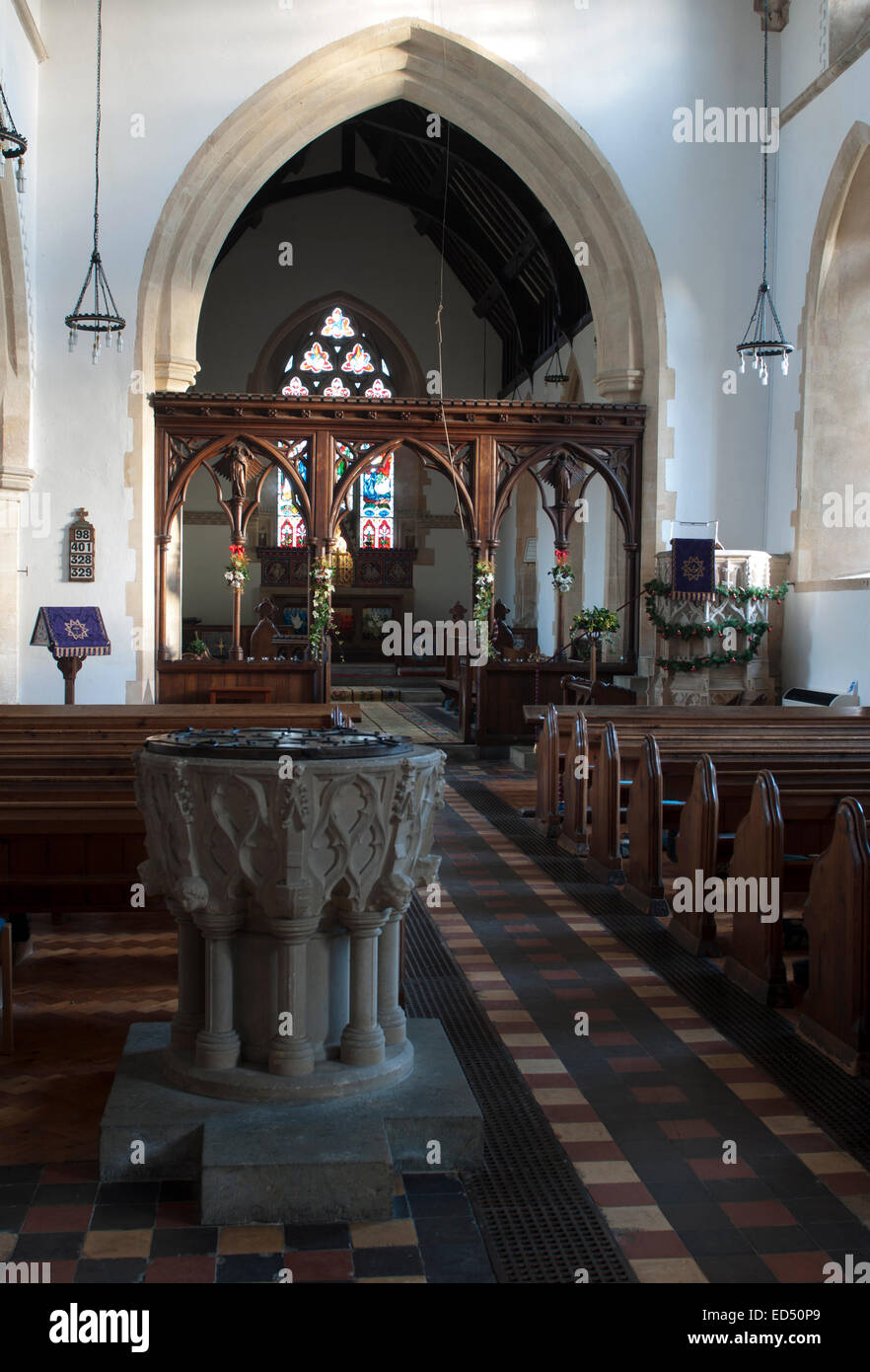 Inside english church england church hi-res stock photography and ...