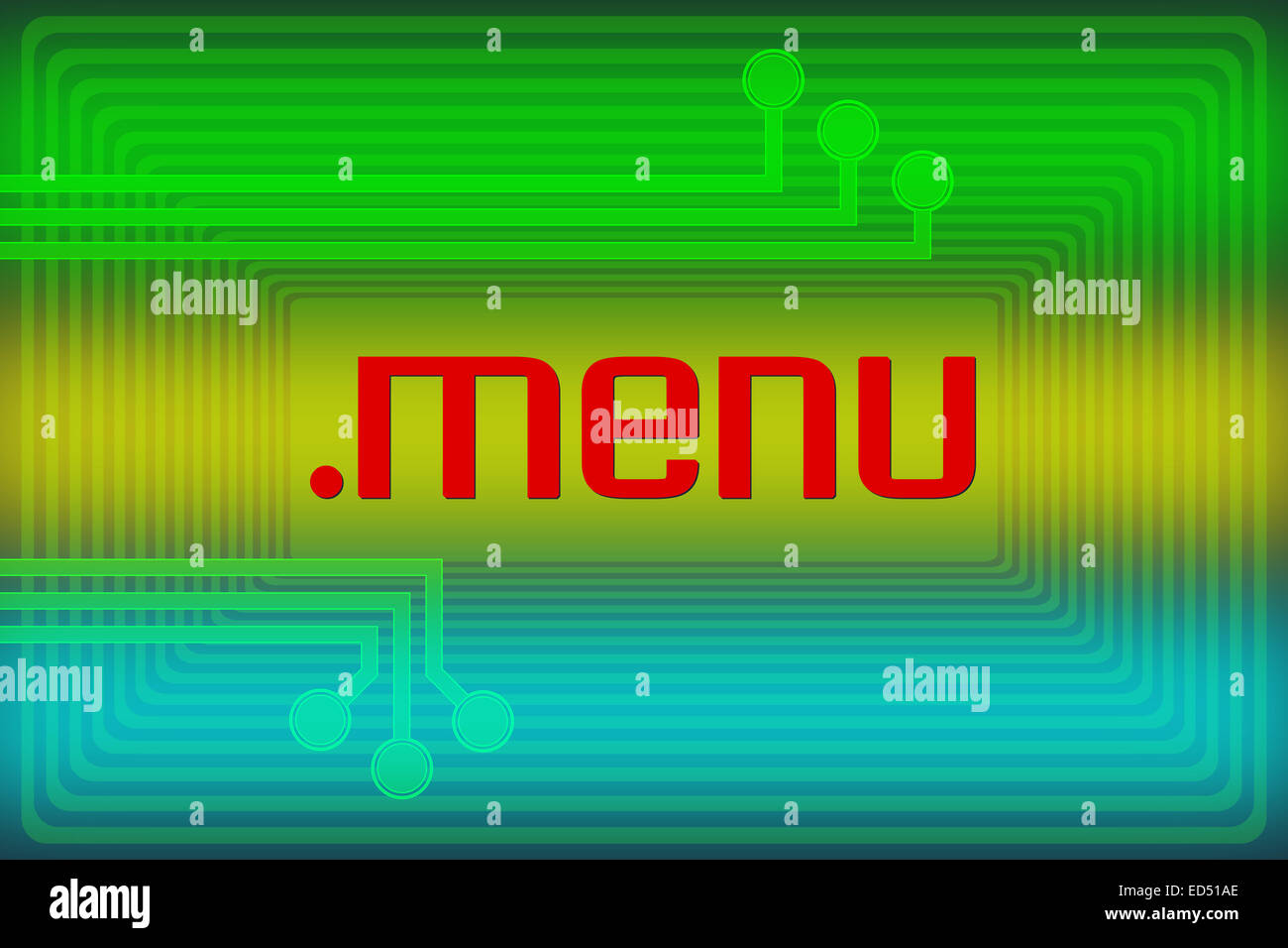 Illustration of internet address dot menu domain name Stock Photo - Alamy