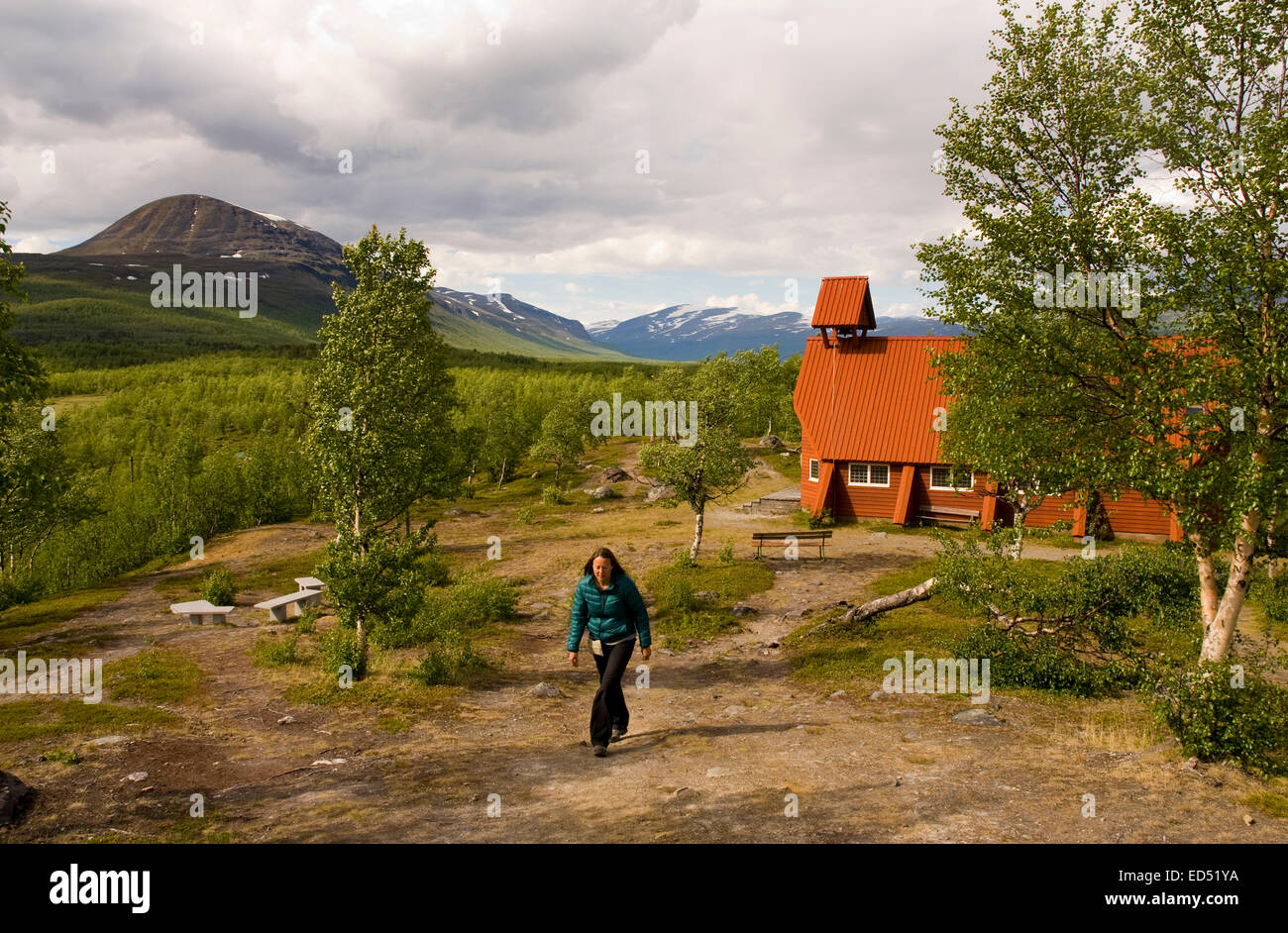Nikkaluokta fjallstation hi-res stock photography and images - Alamy