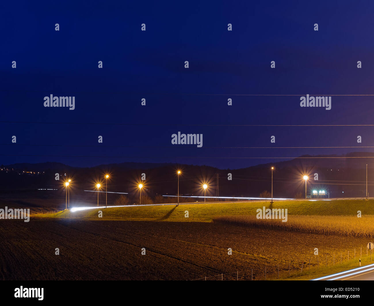 Varazdin, Croatia highway intersection Stock Photo - Alamy